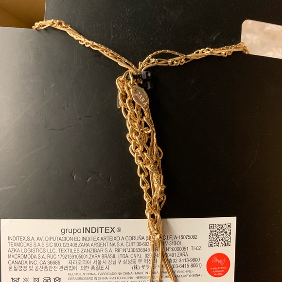 Zara | Jewelry | Zara 3 Long Chain Necklace Set | Poshmark